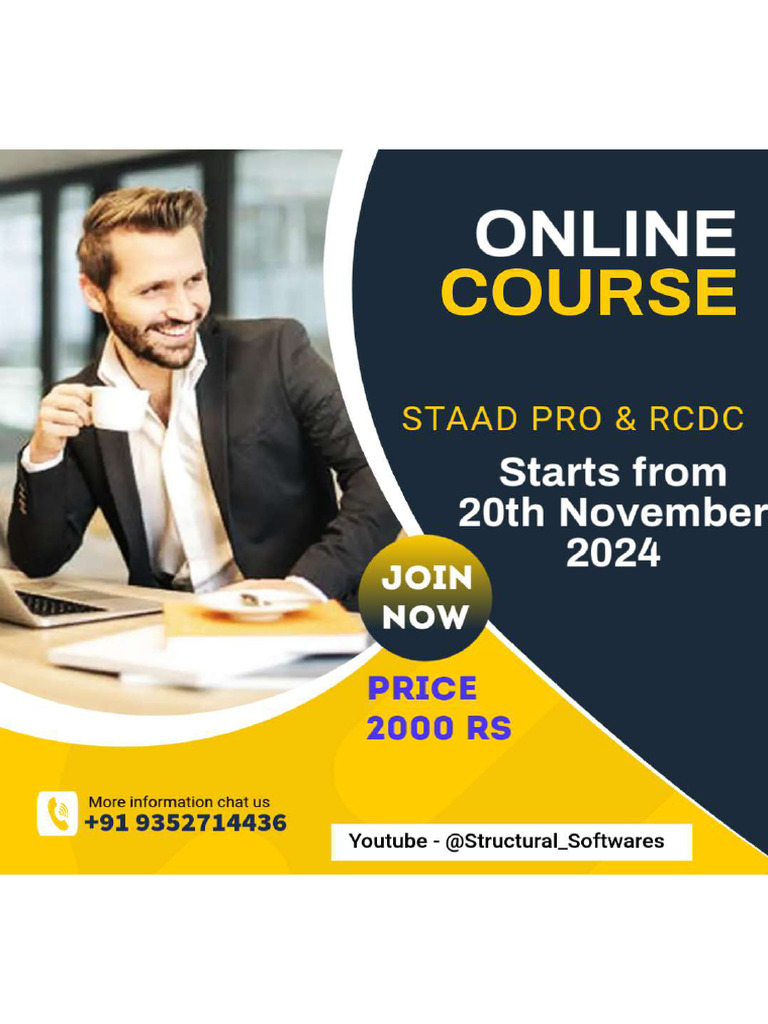 Staad Pro & RCDC | PDF