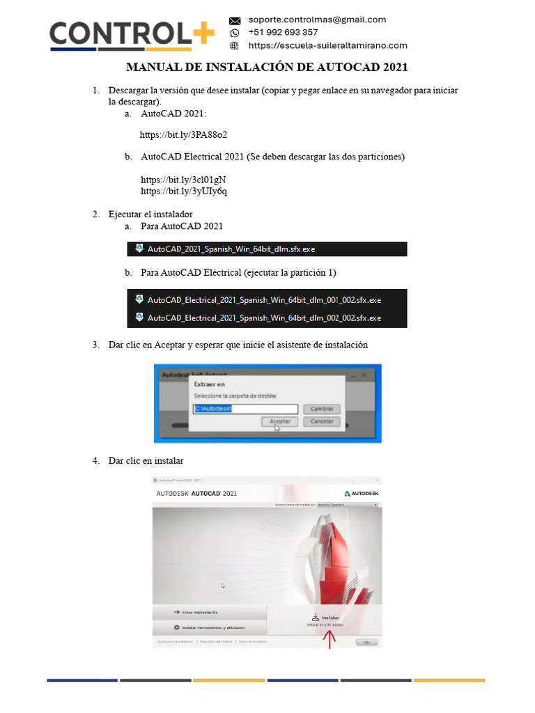 Manual de Instalación de AutoCAD y AutoCAD Electrical 2021 | PDF ...