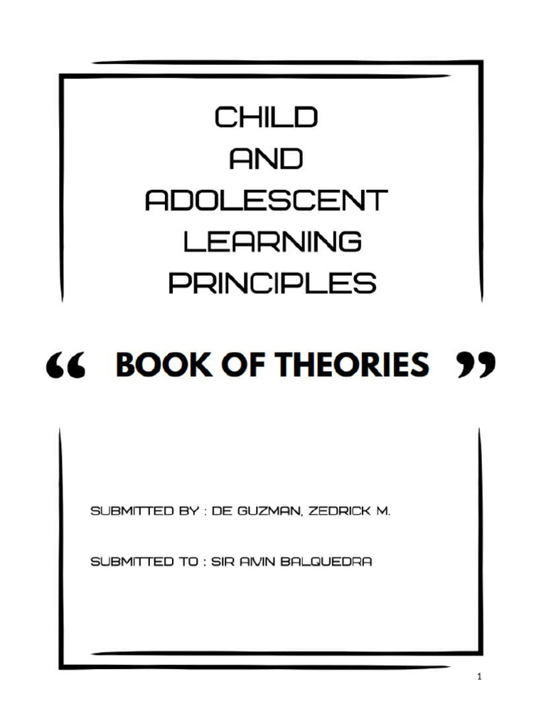 Book of Theory | PDF | Reinforcement | Psychology