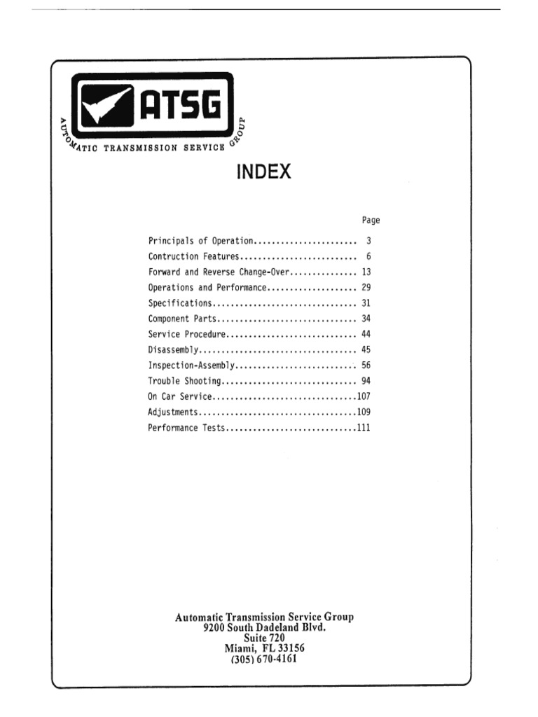 Justy Ecvt Atsg Automatic Transmission Service Group | PDF