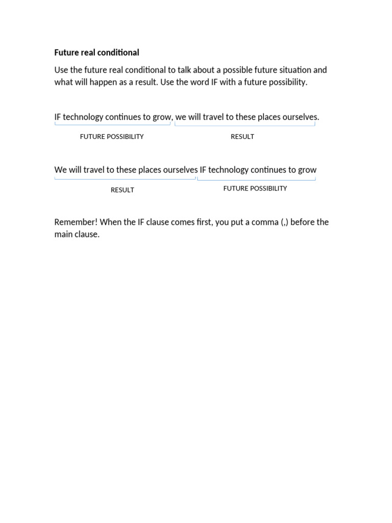 Future Real Conditional-Lecumberri and Franchini | PDF