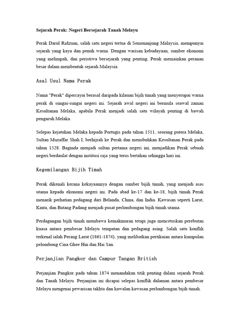Perak | PDF