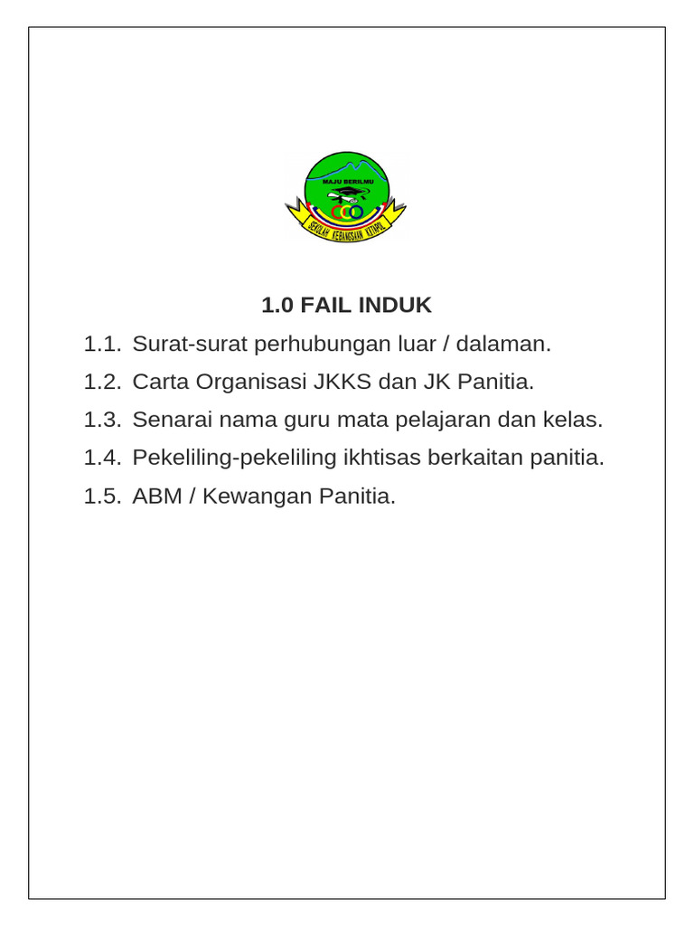 Divider Panitia | PDF