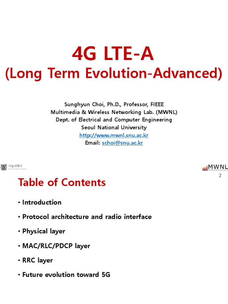 4G Lte | PDF | Mobile Telecommunications | Digital Technology