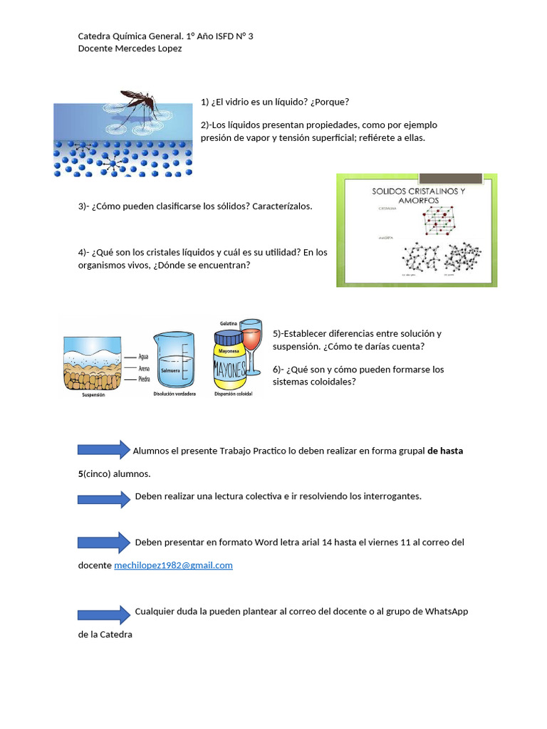 Practico Solidos, Liquidos y Coloides | PDF
