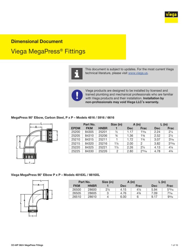 DD-MP MegaPress Fittings | PDF | Plumbing | Building Engineering