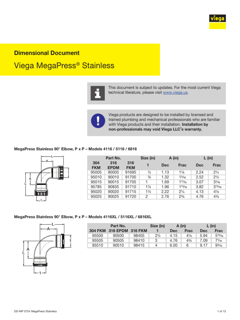 DD-MP MegaPress Stainless | PDF | Plumbing