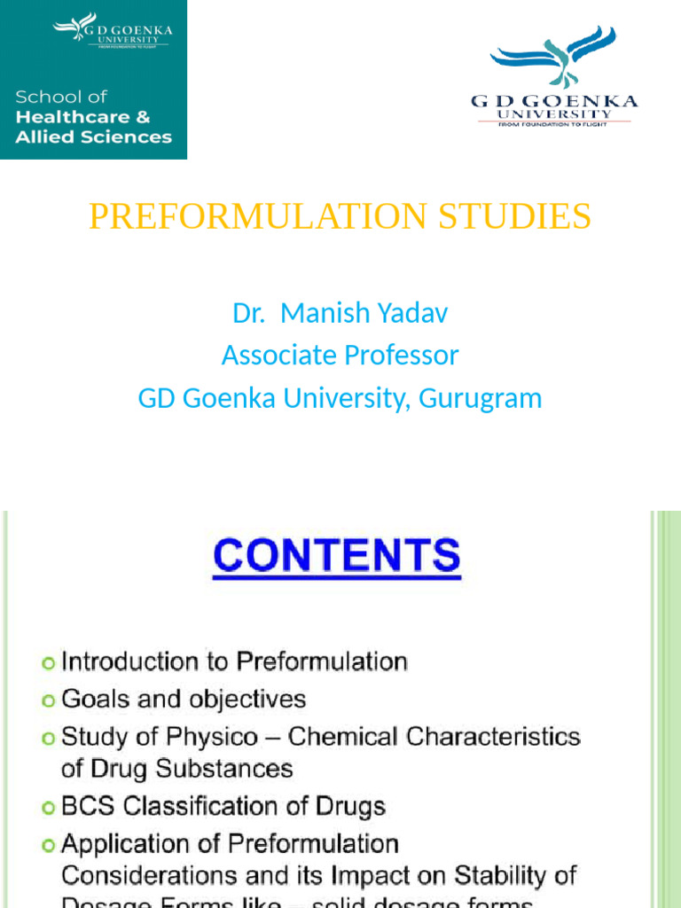 Preformulation PPT2 | PDF