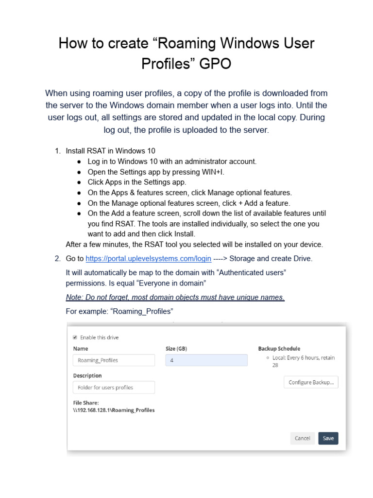 625870fdba20ce7bc58e9dea - How To - Active Dreictory Roaming Profiles ...