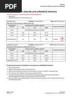 Ammonium Sulfate Table | PDF | Concentration | Chemistry