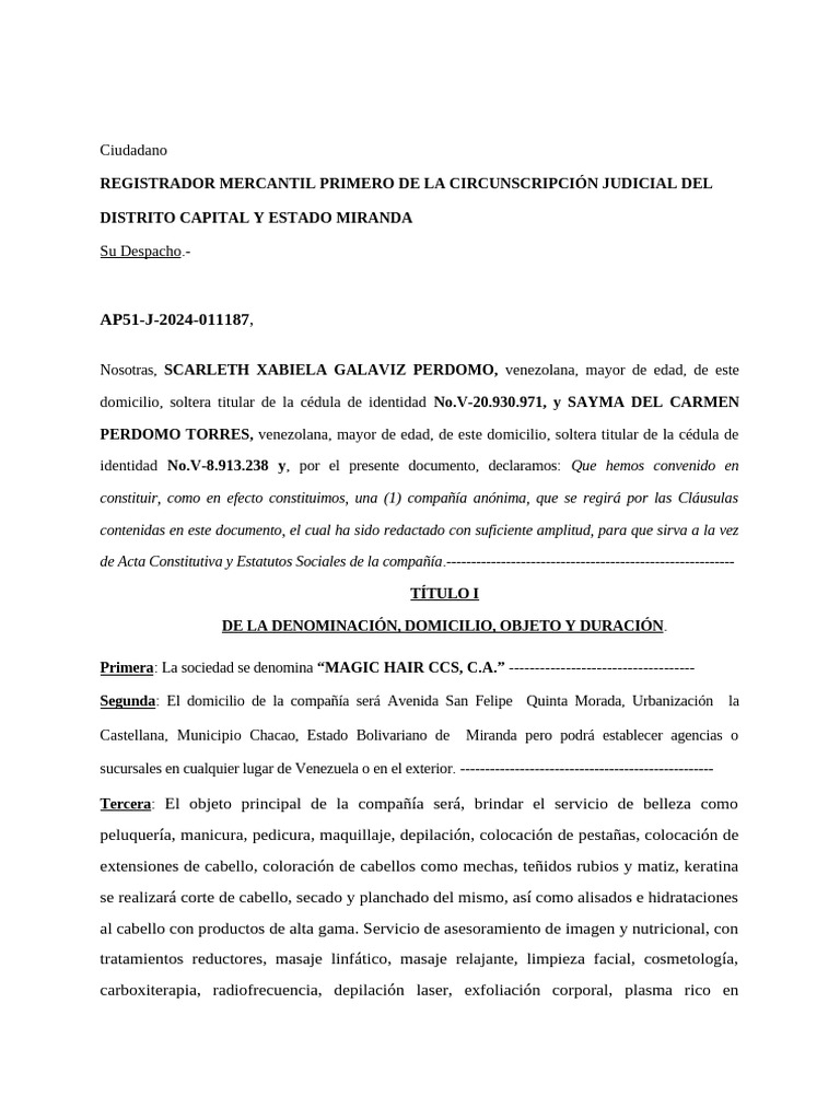 Acta Pyme C.A | PDF | Bancos | Compartir (Finanzas)