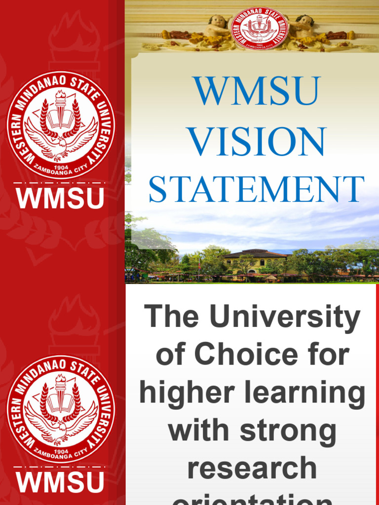 Wmsu - Vmgo | PDF | Teachers | Learning