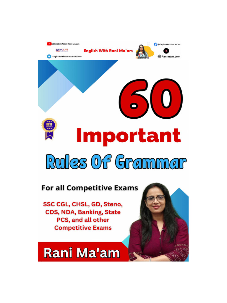 60 Rules | PDF | Plural | Noun