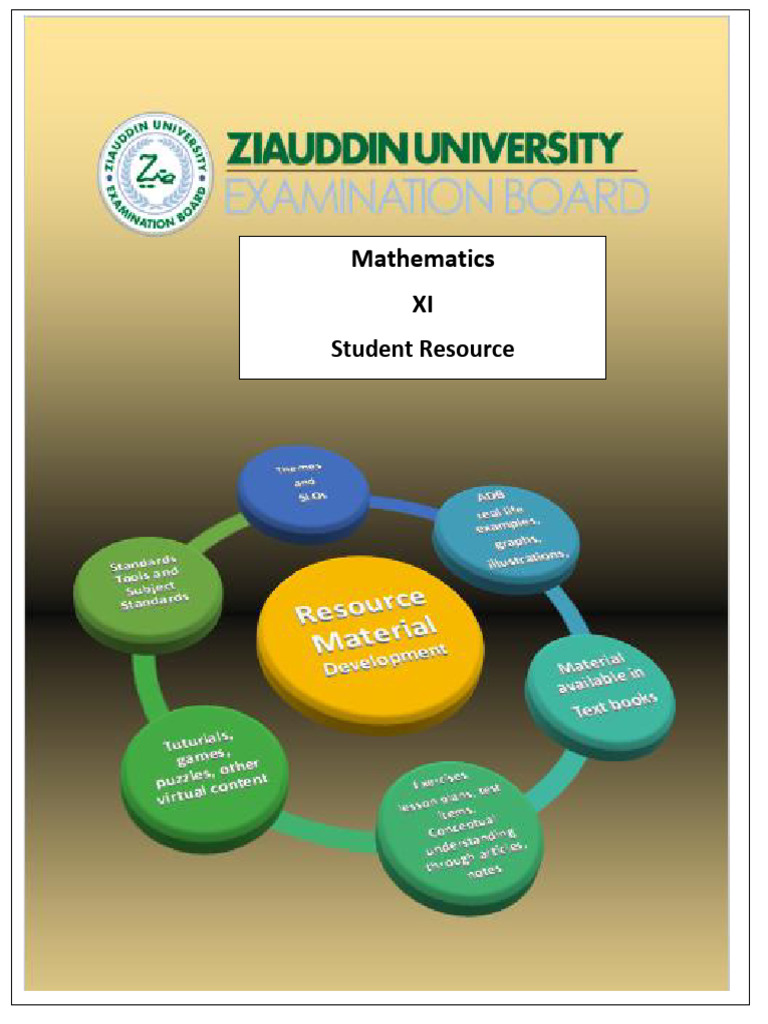 Student Resource Math XI | PDF | Matrix (Mathematics) | Mathematical ...