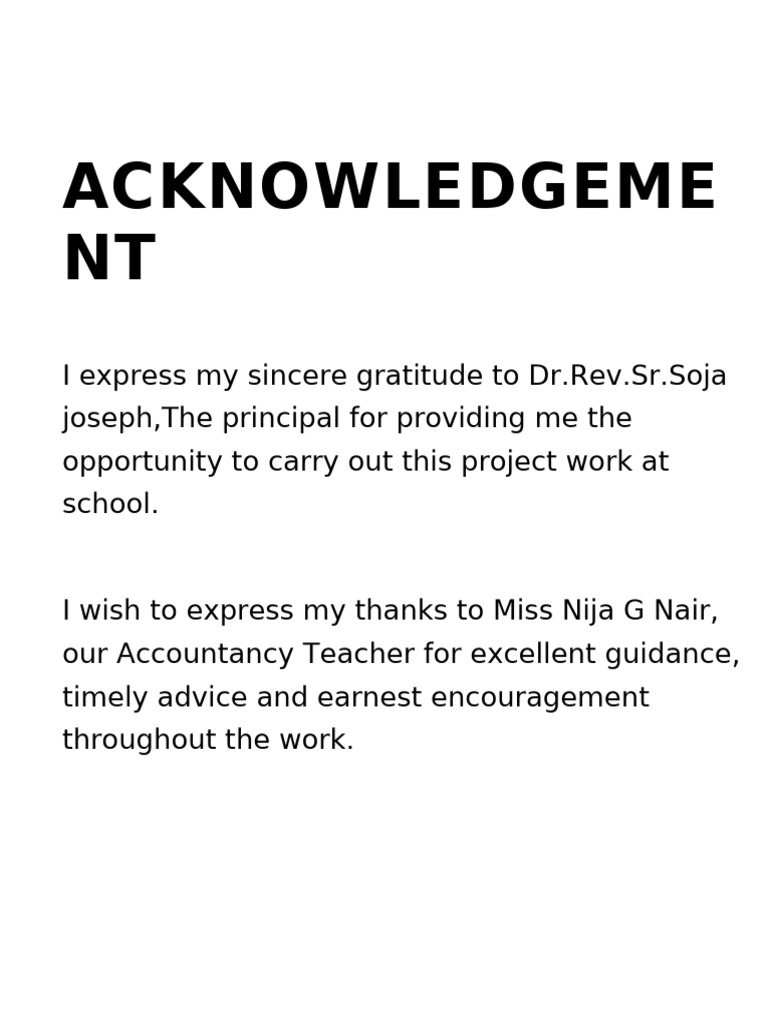 Acknowledgment | PDF