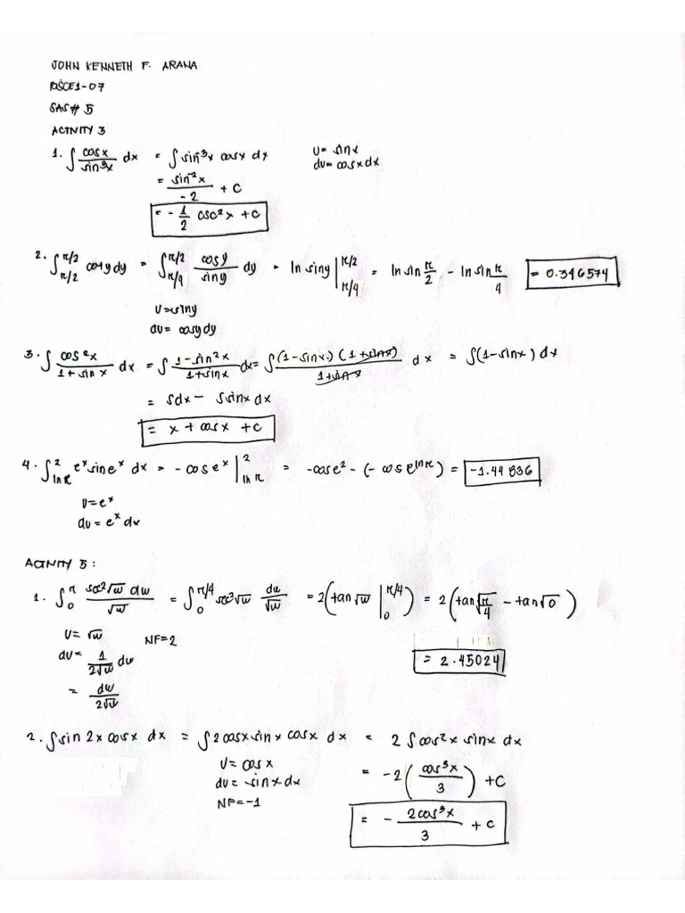 Sas#5 Calculus2 | PDF