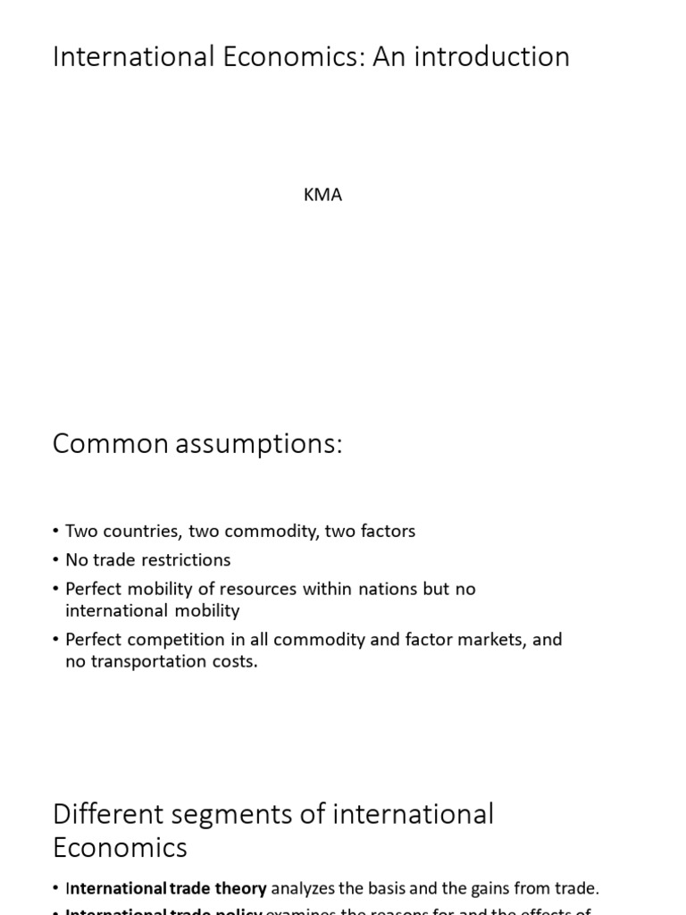 Chapter 2 World-Trade-An-Overview | PDF | Balance Of Payments | Economics