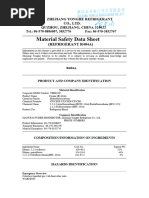 Safety Data Sheet Refrigerant R410A | PDF | Toxicity | Oxygen