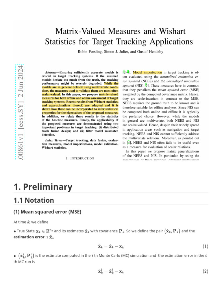 Matrix Value Measures And Wishart Statics For Localization Jiaying