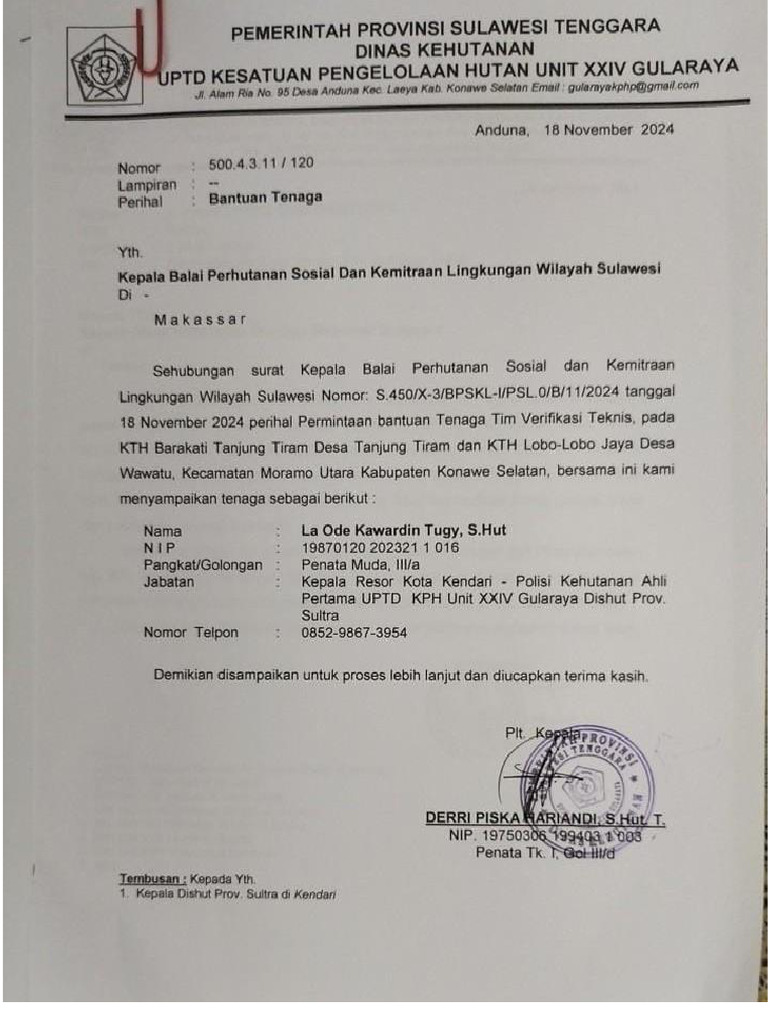 ST. KPH Gularaya (Kawardin Tugy) | PDF