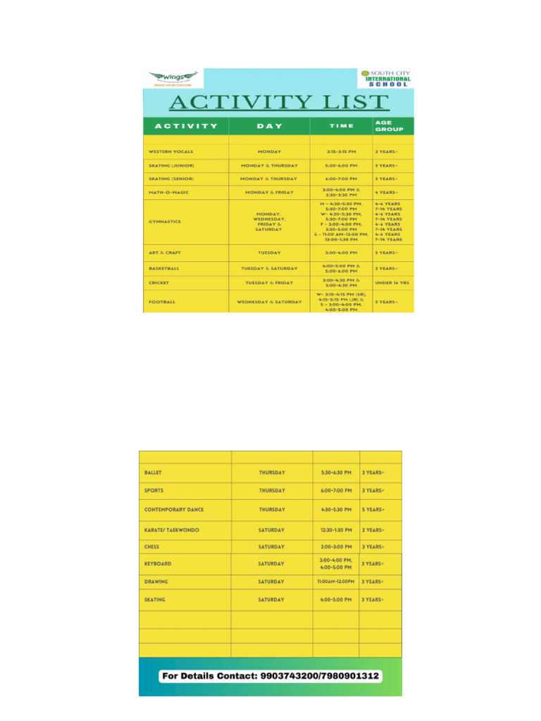 Wings Activity1 | PDF
