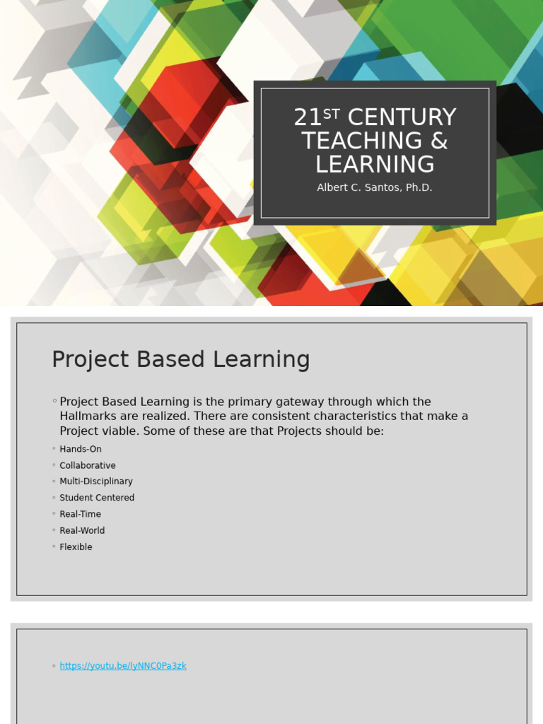Project-Based Learning in Education | PDF | Project Based Learning | Teachers