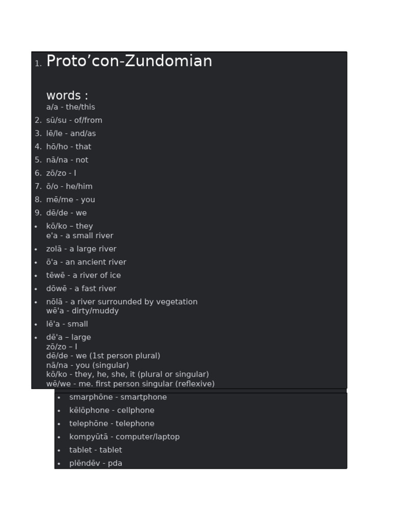 Proto | PDF | Linguistic Morphology | Grammar