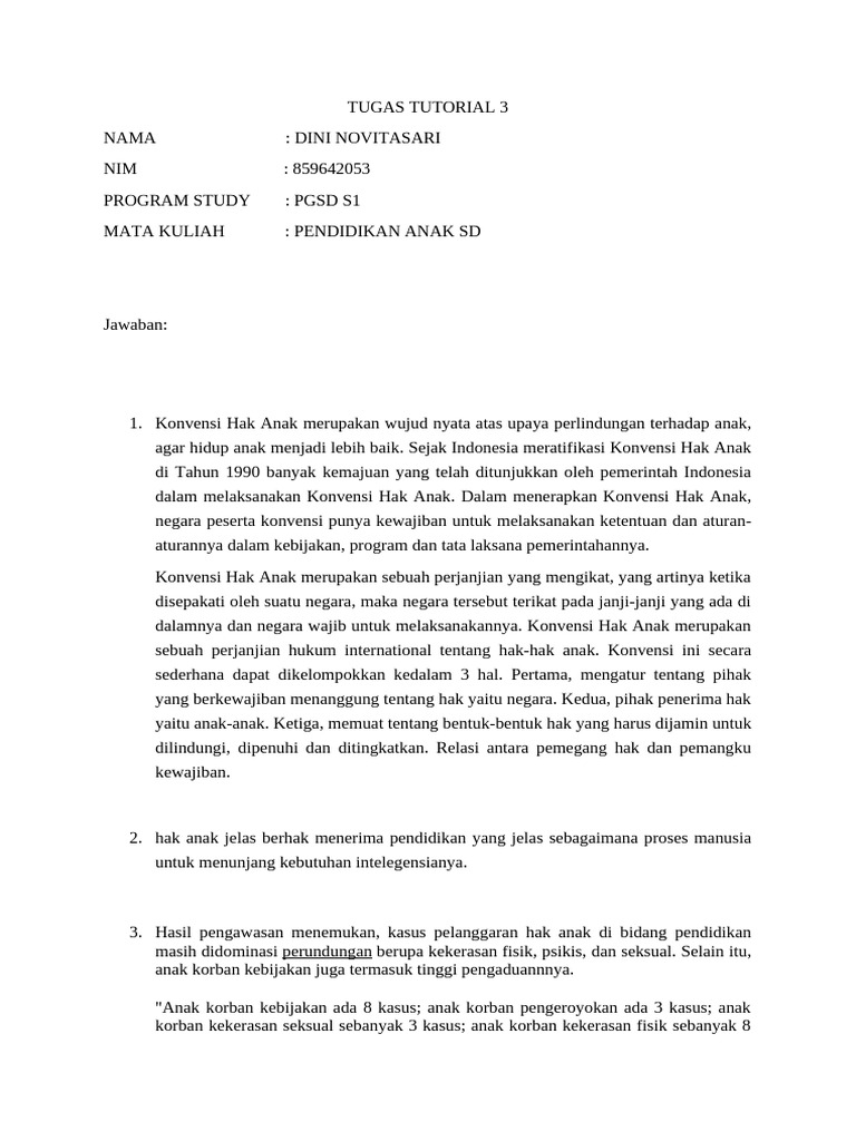 TUGAS TUTORIAL 3 Abk | PDF