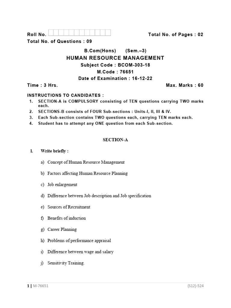 hrm 2022 | PDF | Human Resource Management | Performance Appraisal