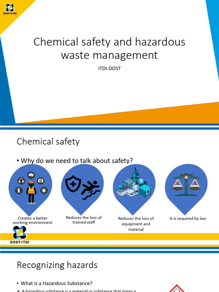 WEBINAR - Chem Safety and Haz Waste MGMT - Presented | PDF | Waste ...