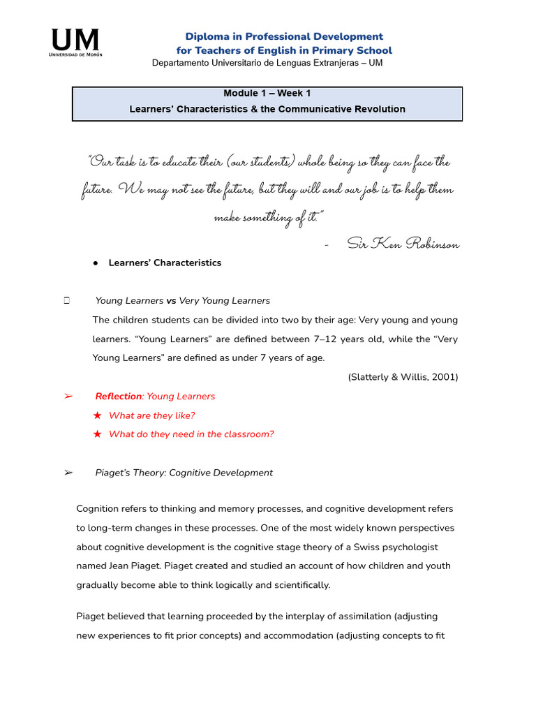 4 - Diplo PS - UM24 - Handout M1w1 | PDF | Cognition | Human Communication