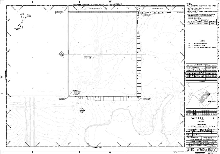Rough Grading Layout for GOSP-4 Area | PDF | Geodesy | Geographical ...