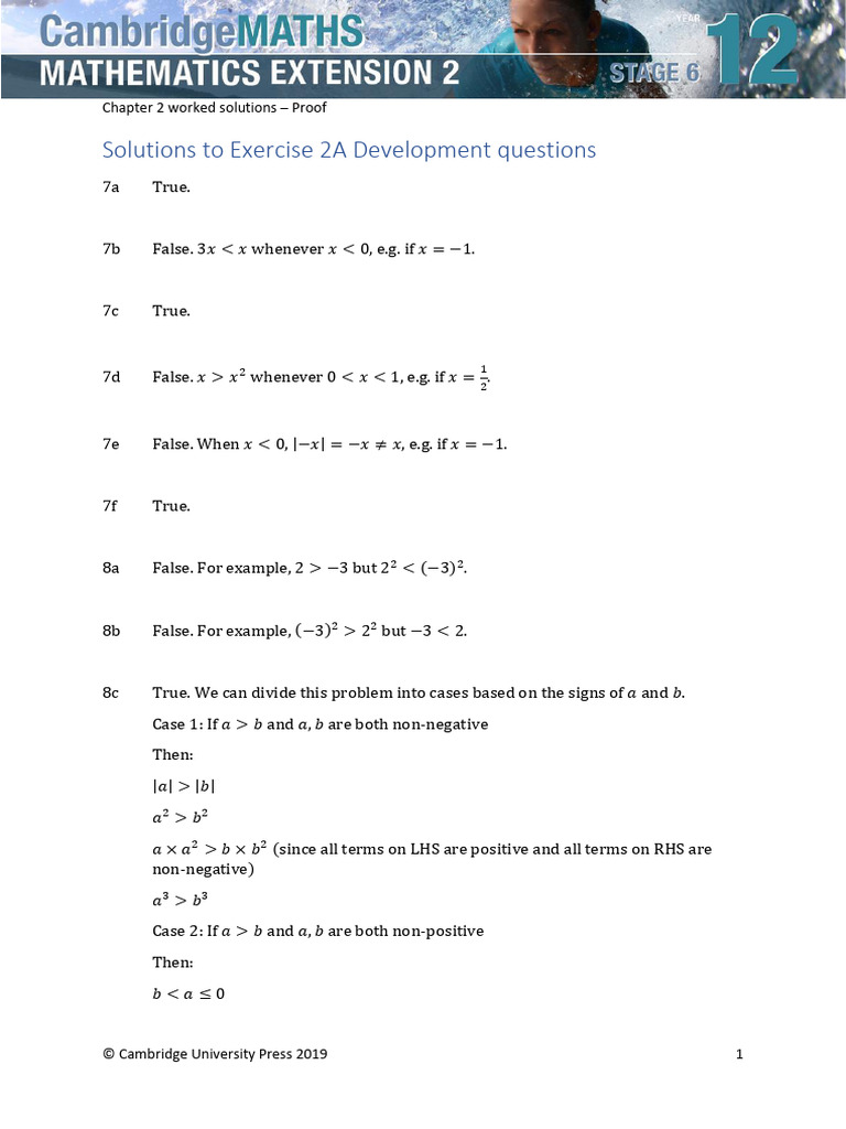 Chapter 2 Worked Solutions Development Questions | PDF | Prime Number | Numbers
