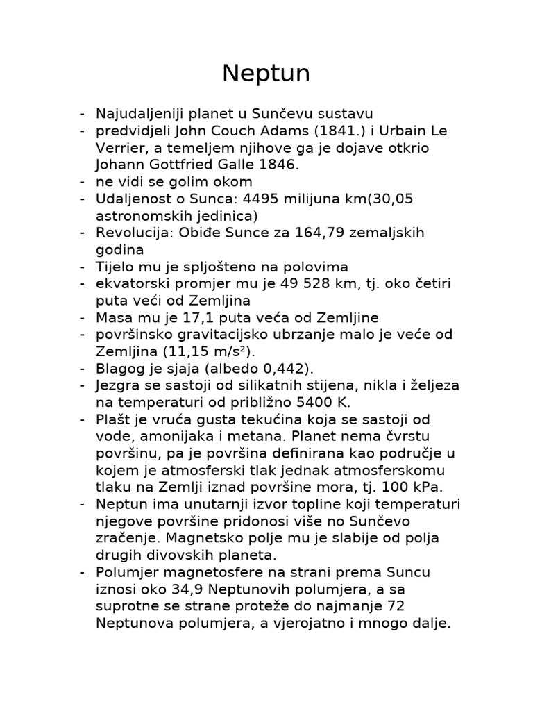 Neptun | PDF