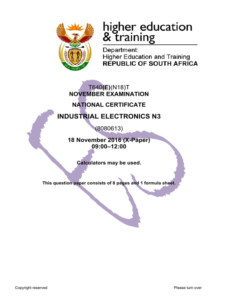 2016 n3 Industrial Electronics November 2016 | PDF | Field Effect ...
