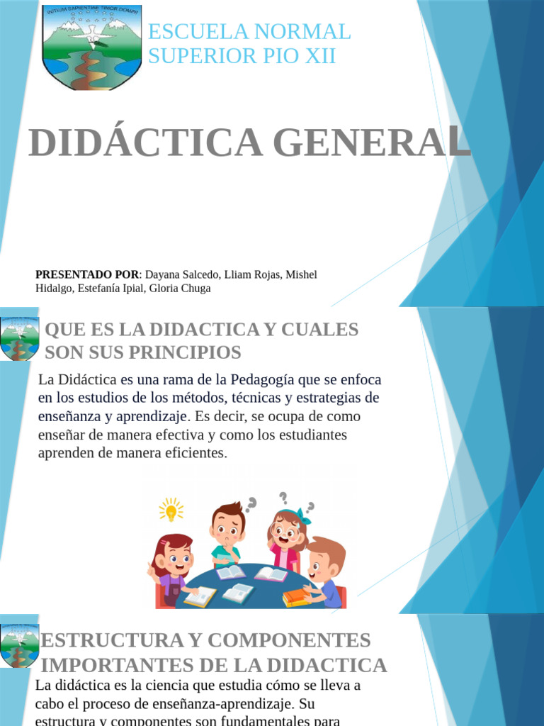 Didactica General | PDF | Enseñando | Aprendizaje