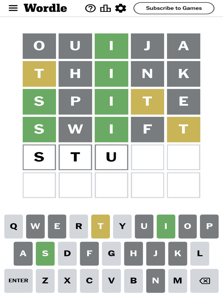 Wordle - The New York Times 2 | PDF