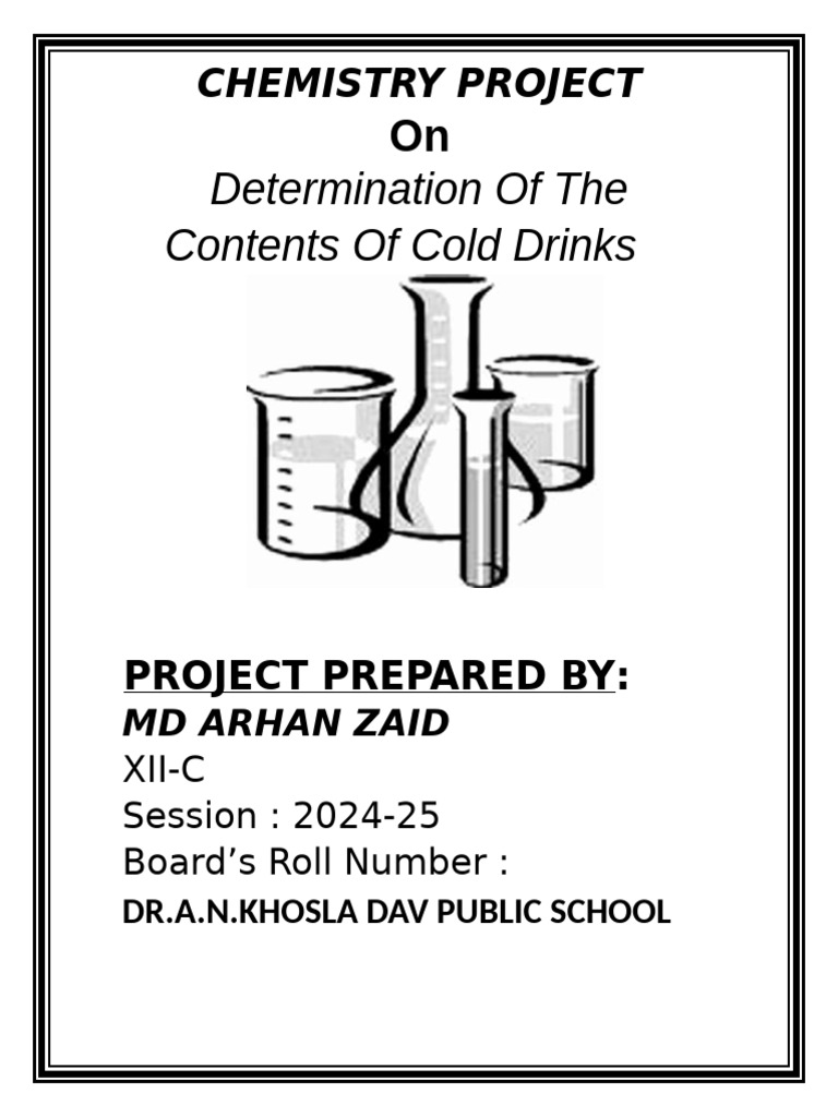 Chemistry Project | PDF | Sucrose | Carbohydrates