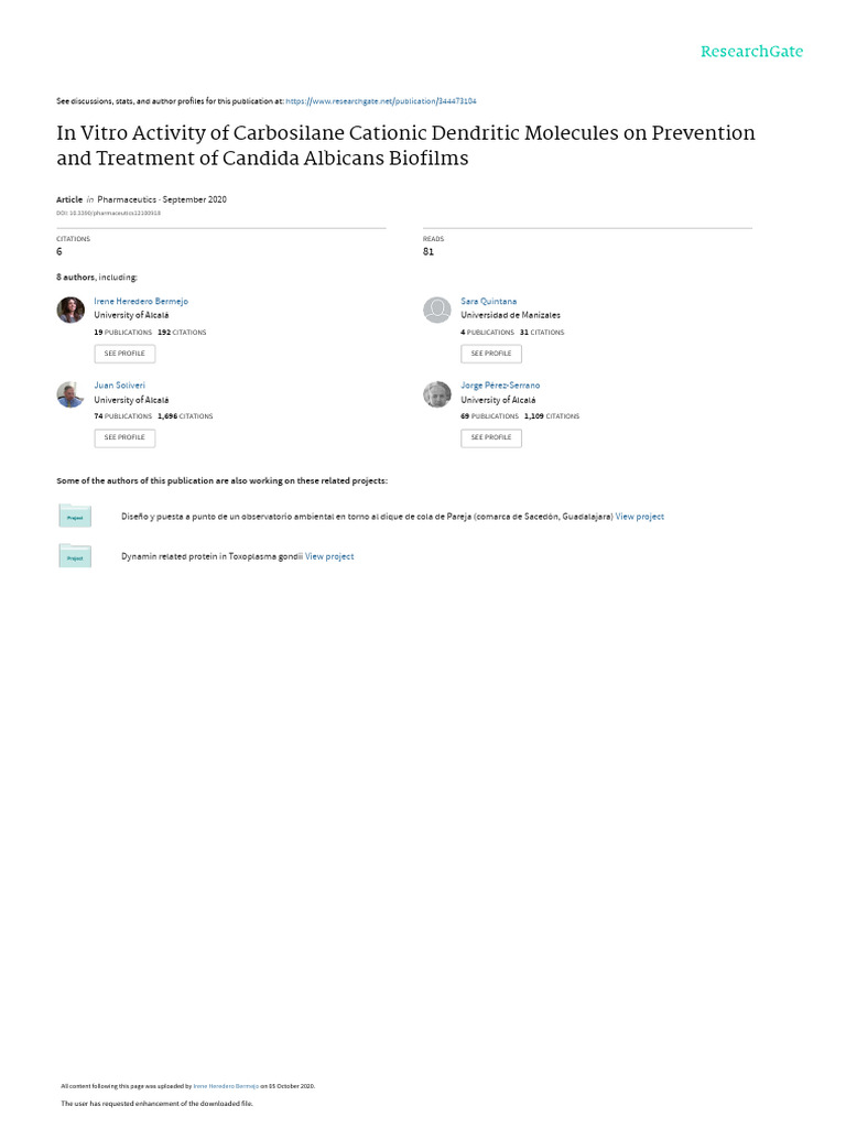 14 Candida2020 | PDF | Candida (Fungus) | Microbiology