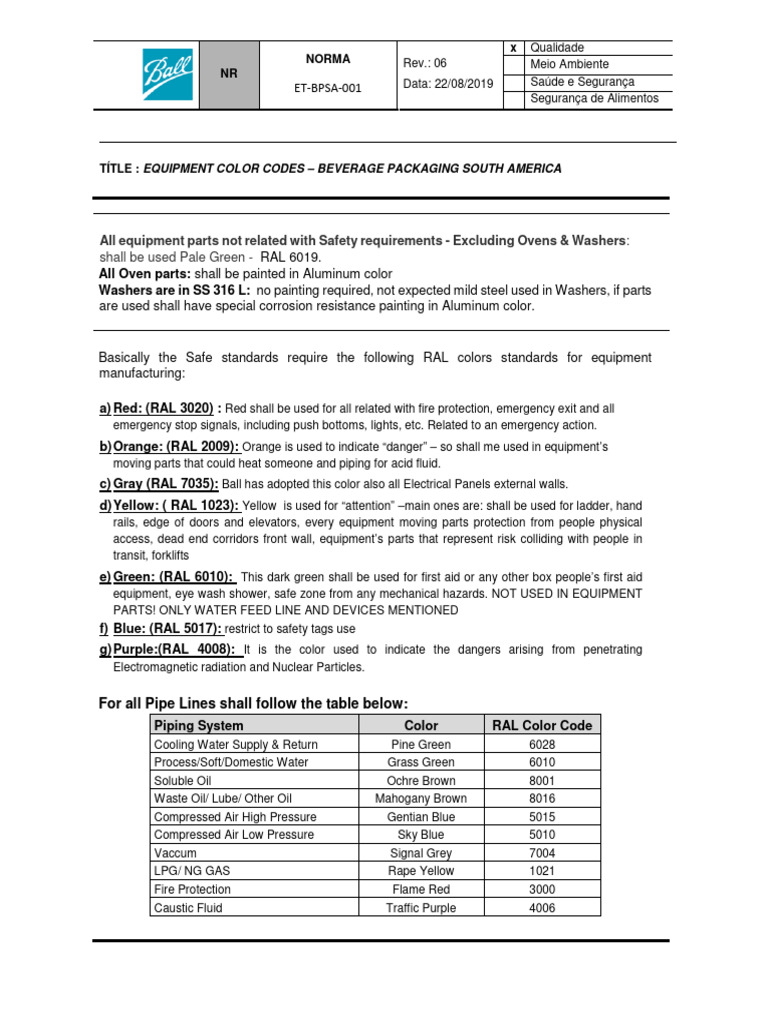 ANEXO 3 - ET-BPSA-001-Rev6 | PDF | Color | Fires