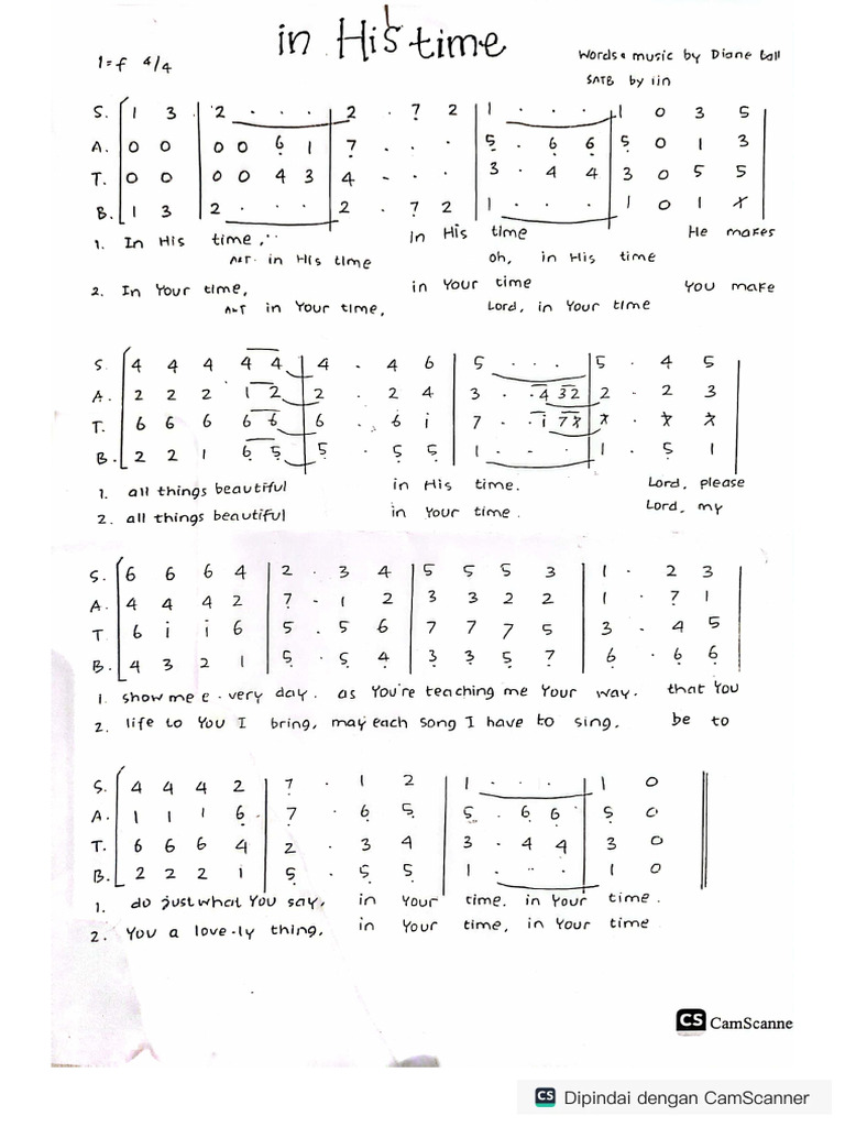 in His Time - Diane Ball | PDF