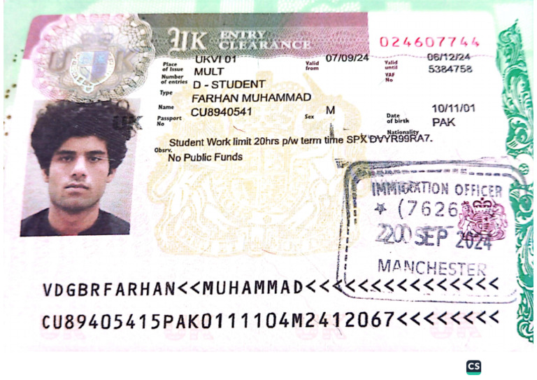 UK Entry Clearance | PDF