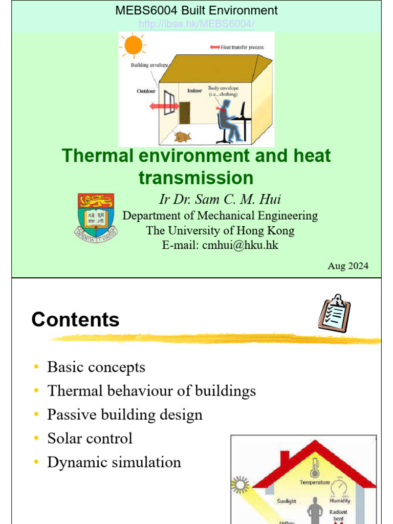 Mebs6004 2425 03 | PDF | Heat Transfer | Building Insulation