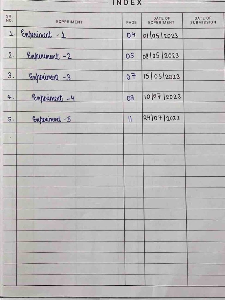 SAMPLE - Practial File Starting Pages | PDF