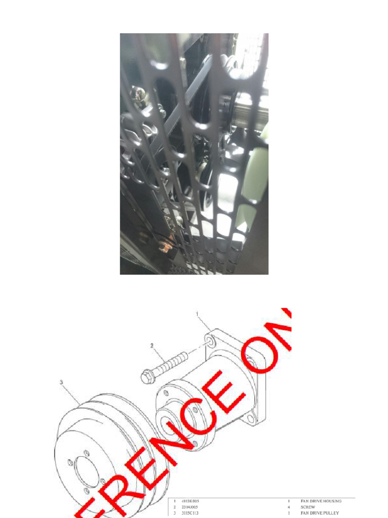 Perkins 1104 Engine Fan Drive | PDF