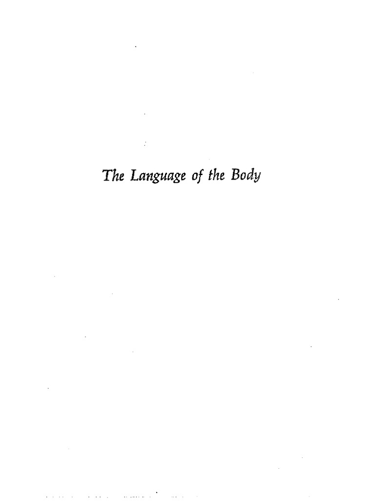 Alexander Lowen - The Language of The Body (Physical Dynamics of ...