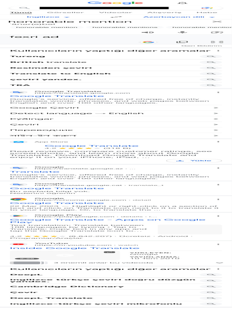 Google Translate - Google'Da Ara | PDF