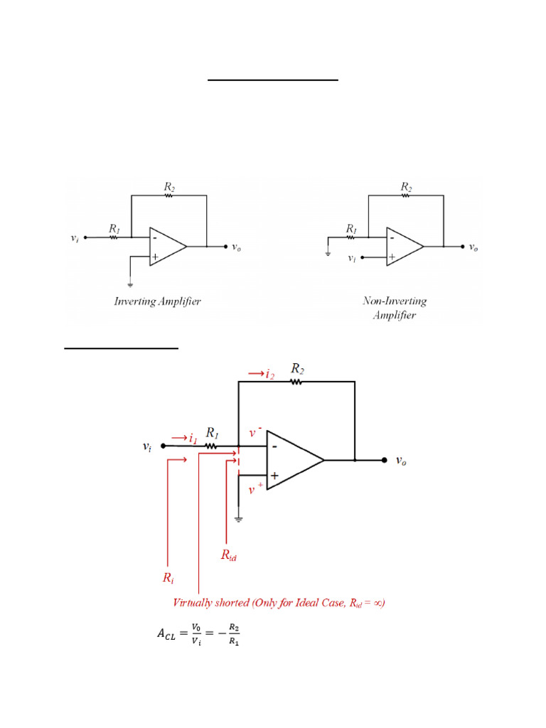 OP AMP - Close Loop | PDF | Amplifier | Operational Amplifier