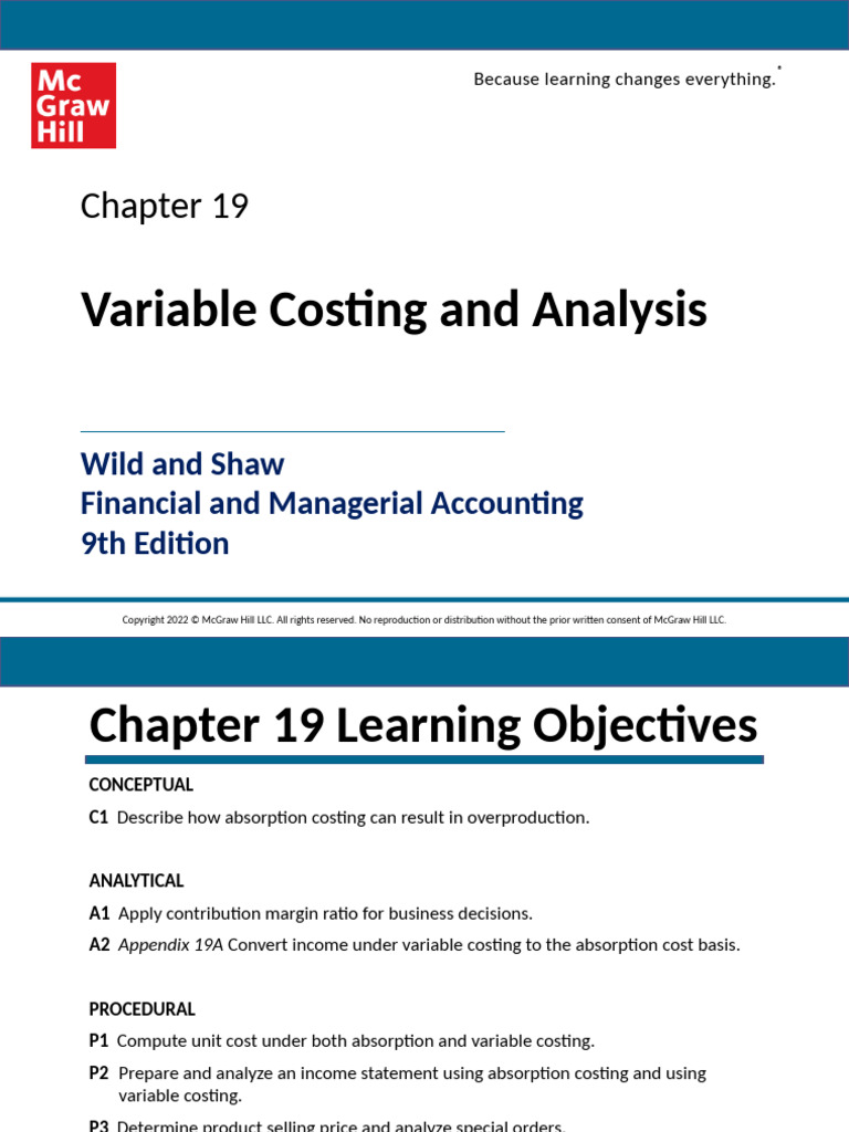 Wild Finman9e PPT Ch19 Accessible | PDF | Business Economics | Financial Accounting