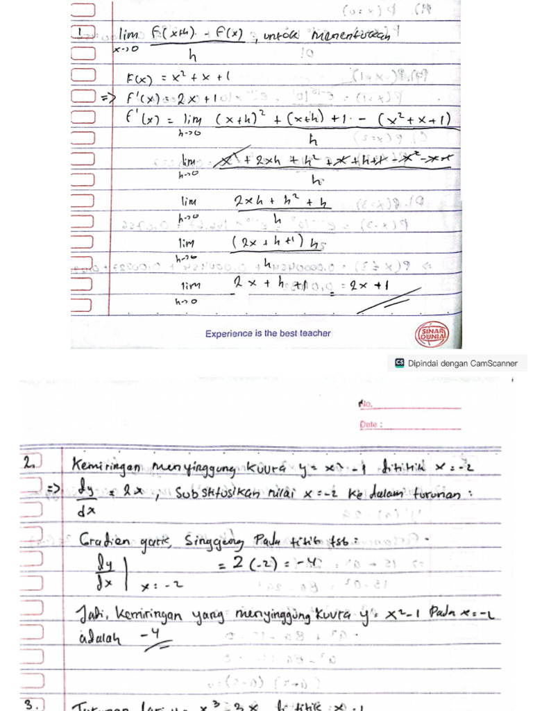 Kalkulus Sesi 4 | PDF
